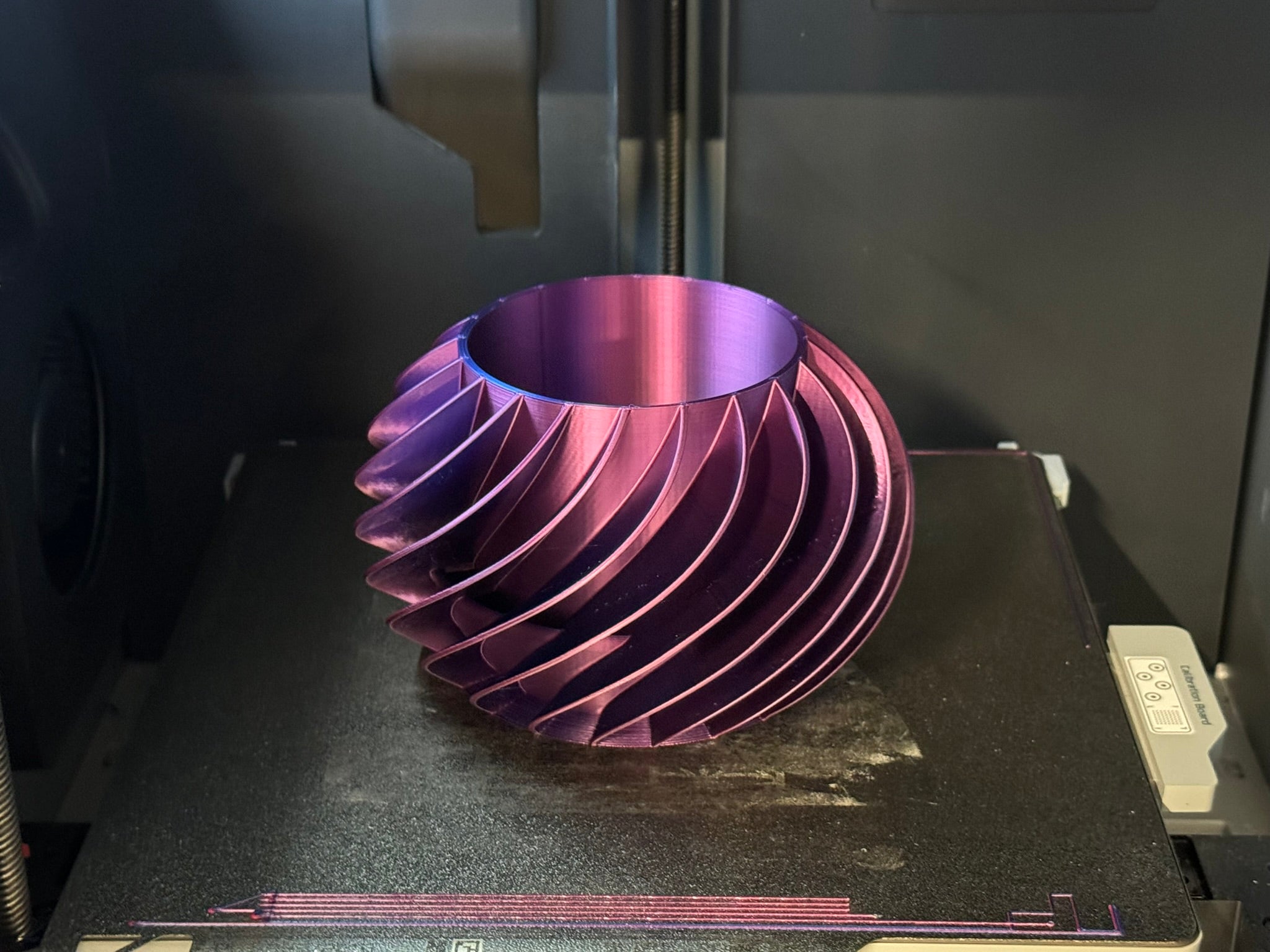 3D Printed Spiral Planter - 4", 6" and 8" sizes – CNC Woodarts