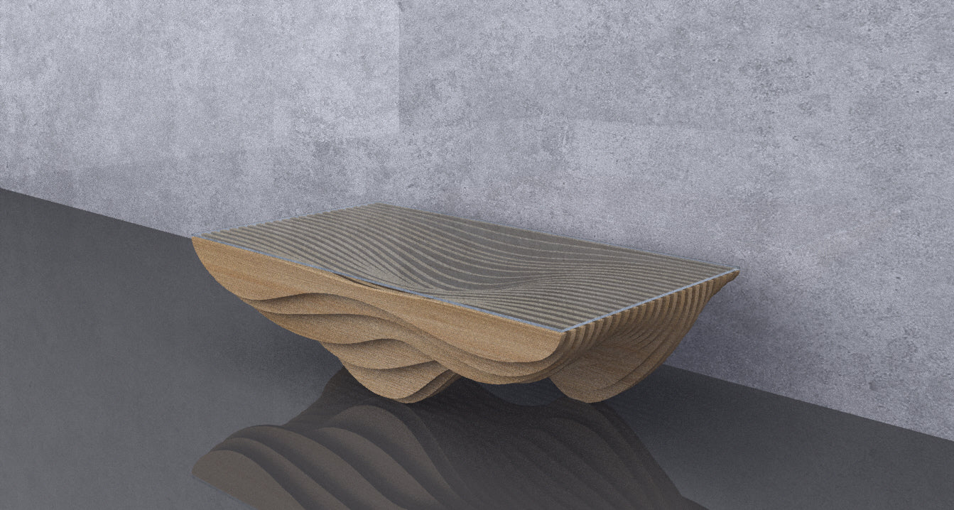 Parametric Coffee Table Design F2 - Lounge, Home, Desk, or Patio Table ...
